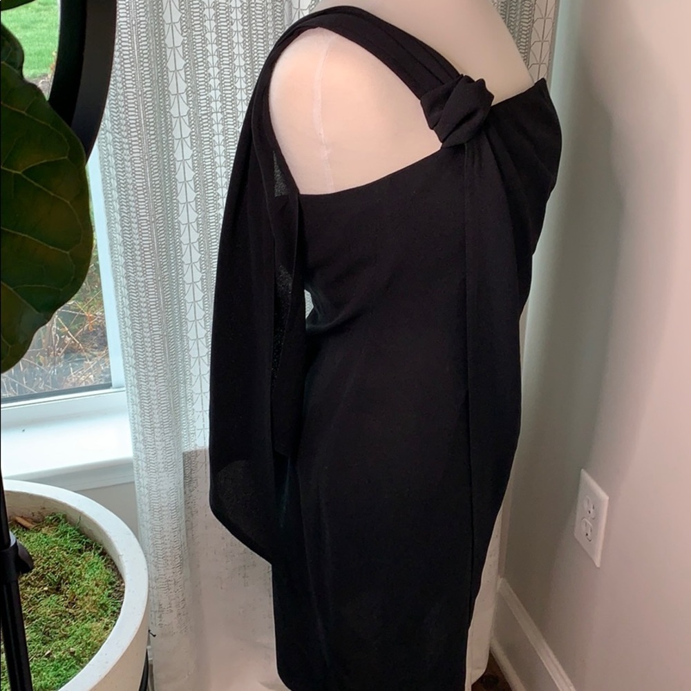 Tom And Linda Platt One Shoulder Cocktail Dress S - Gem